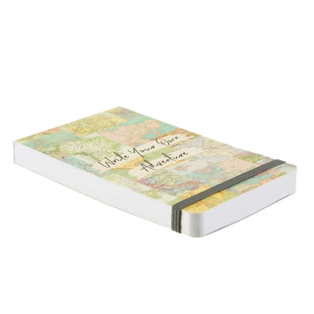 Vintage Map Write Your Own Adventure Flip Notebook - Things Go Wild